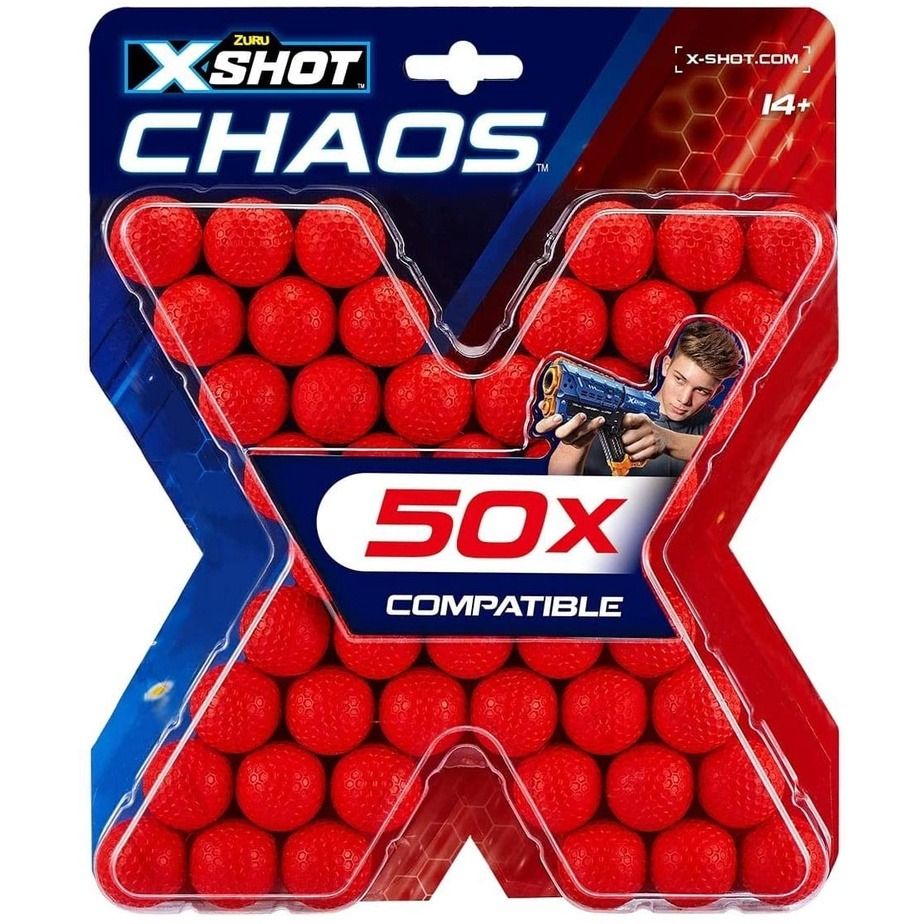 X-Shot 50 Piece Chaos Dart Ball | Daraz.pk