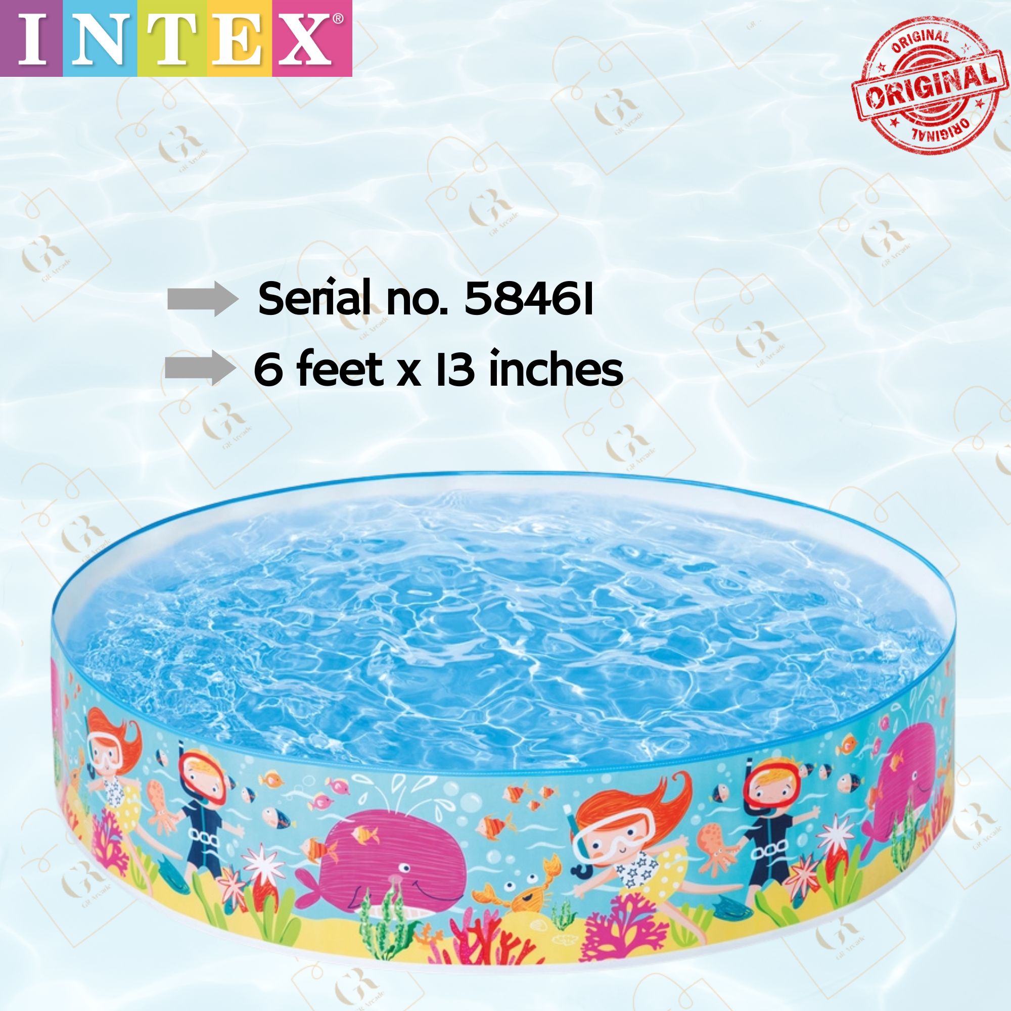 Intex Swimming Pool | Without air Swimming Pool | Intex Snapset ...