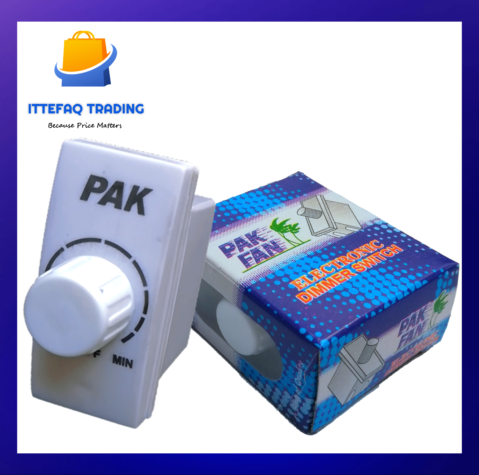 Fan Dimmer Switch Fan Regulator 250V- UPS Supported -Piano Size Fitting ...