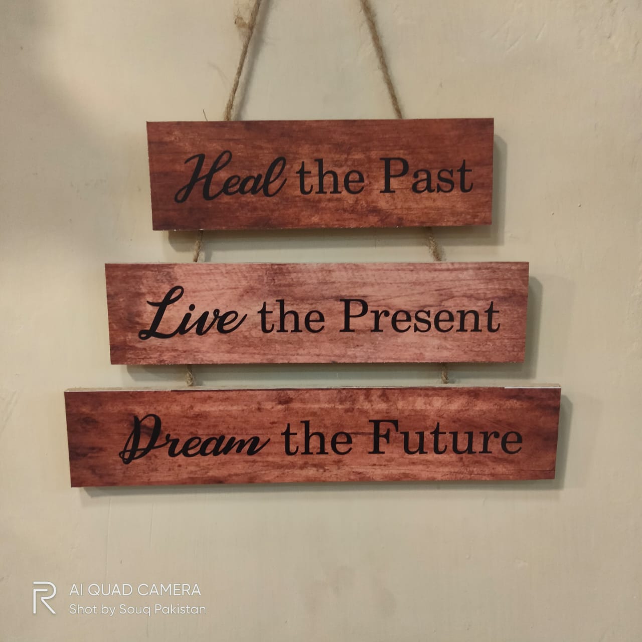 3 steps Vintage Style English Wall Decor Wooden Listing DIY Bedroom ...