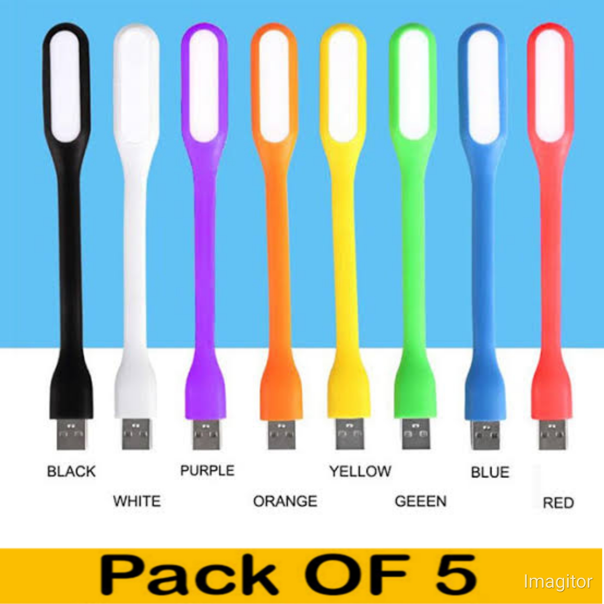 TSC USB LED Light Lamp Flexible Mini for Laptop, Keyboard, Power Bank, Portable Night Light or ...