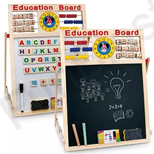 Magnetic Wooden Board for Kids - Education Board for Kids, Slate Board ...