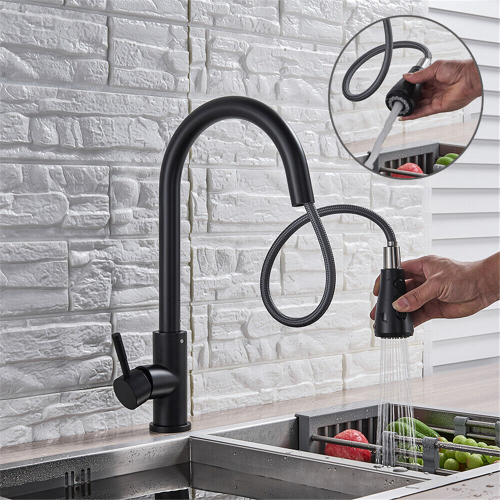 Pull Out Shower Tap with Movable Head | Pull Out Kitchen Sink Mixer Tap ...