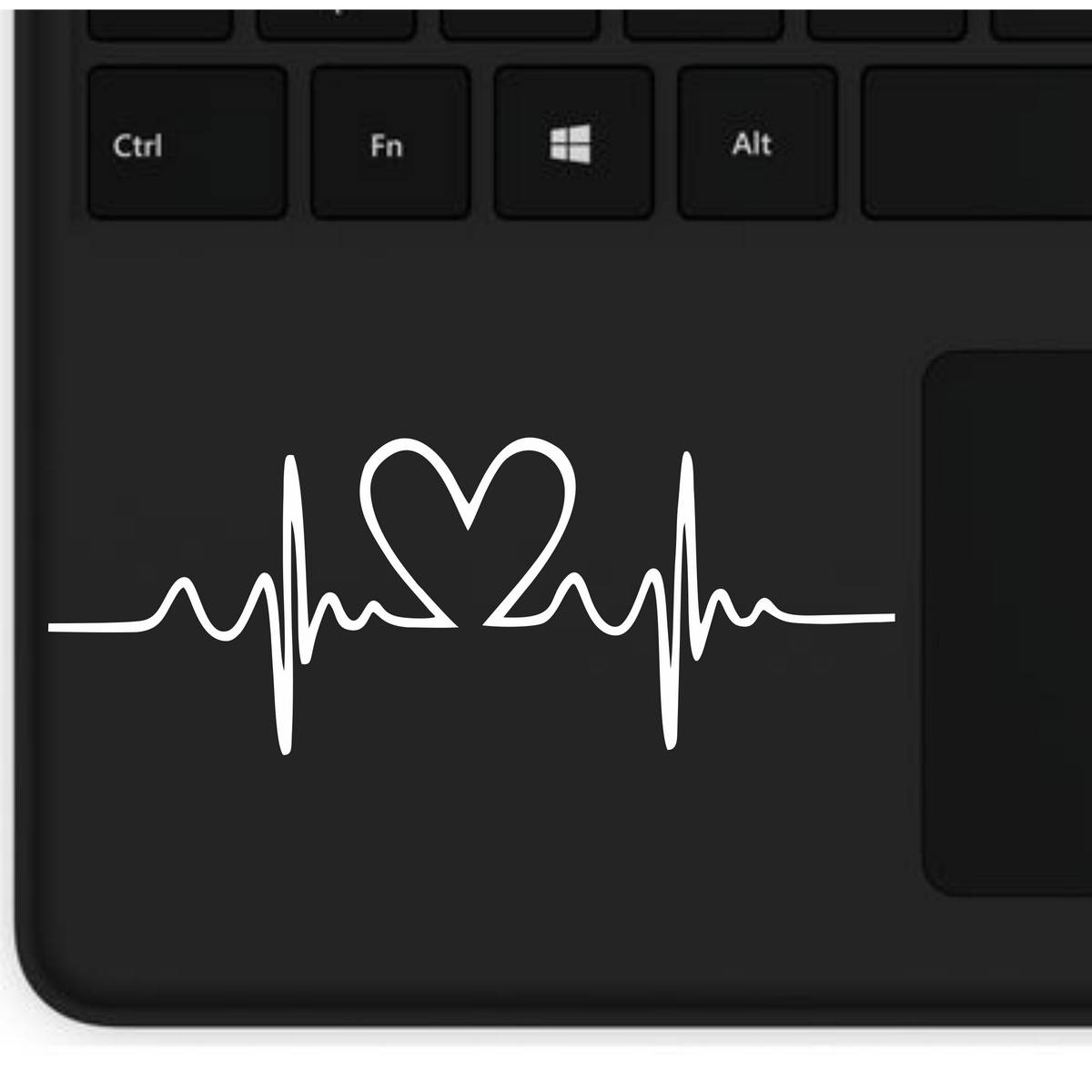 HeartBeat Laptop Sticker Decal New Design, Car Stickers, Wall Stickers ...