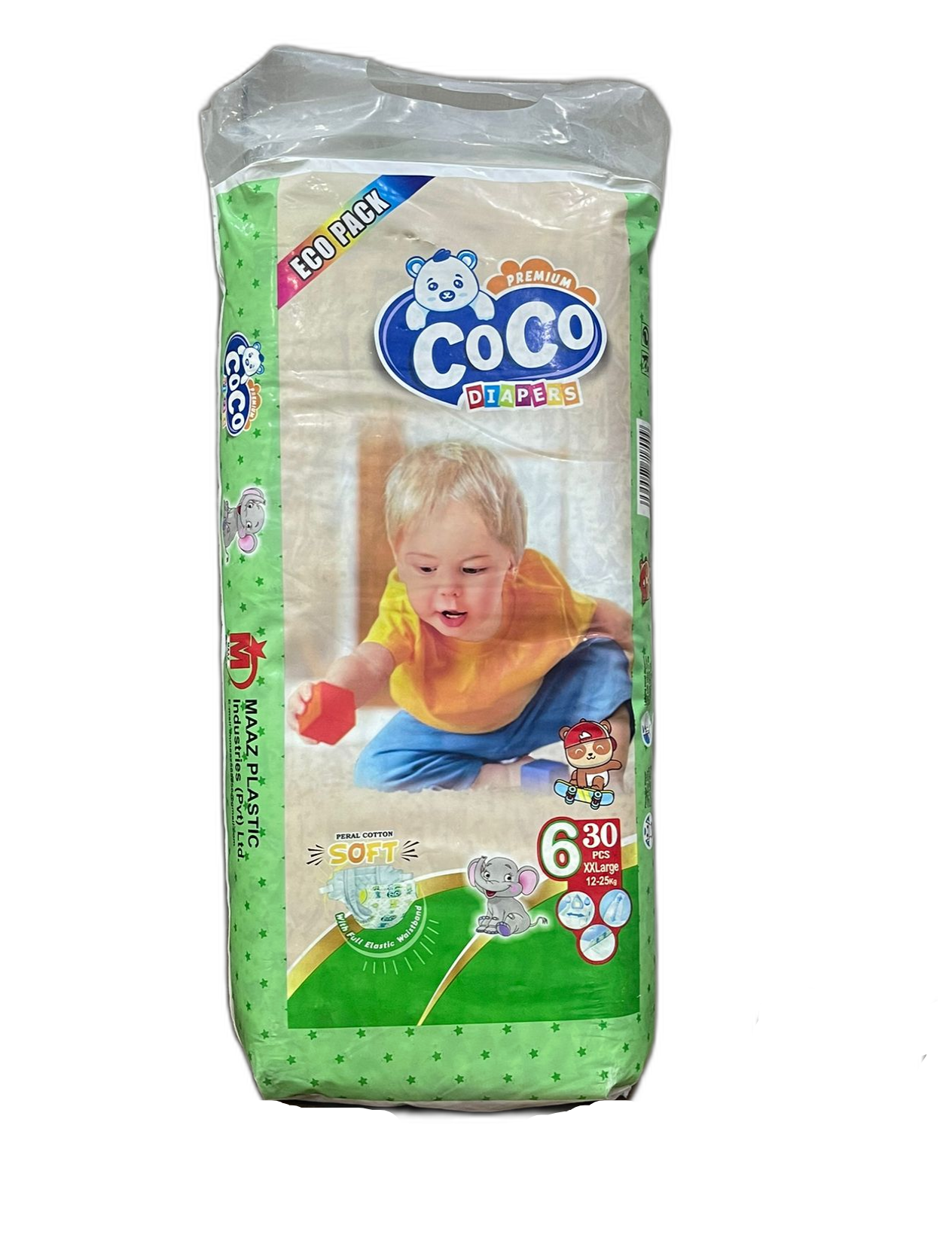 COCO Baby Diapers XXL 30pcs Economy Pack (12-25kgs) | Daraz.pk
