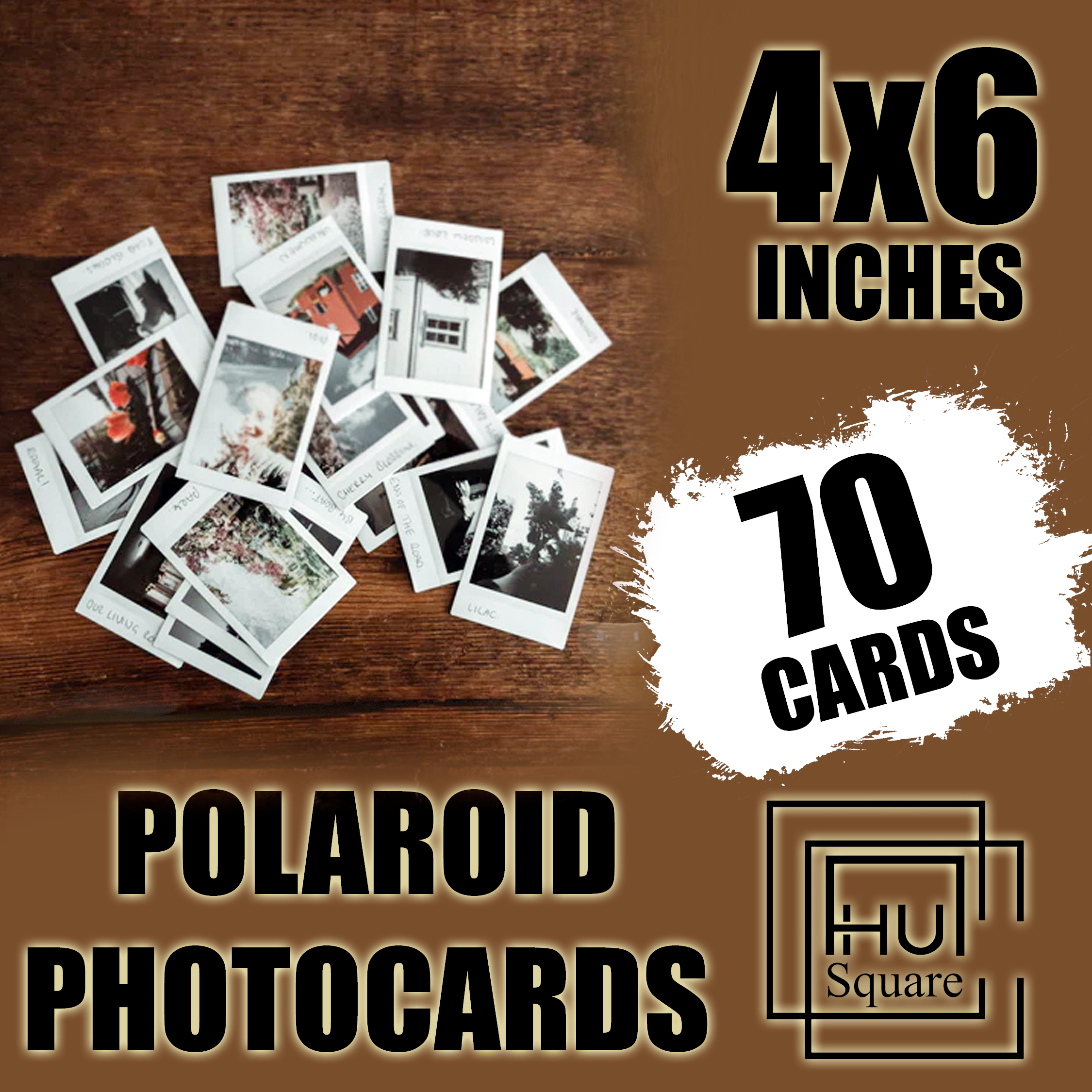 Customize Polaroid Photo Cards For Wall Decor Size 4x6 Inches | Daraz.pk