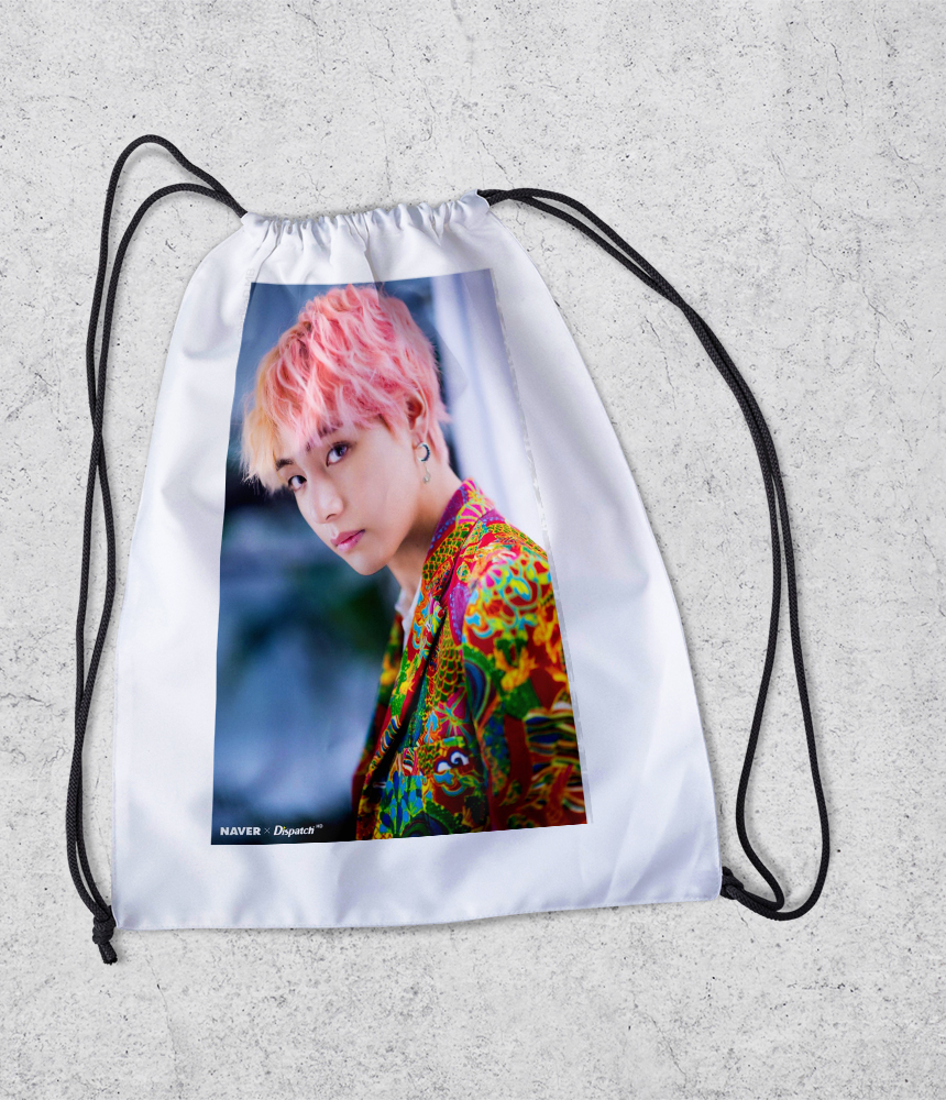 bts idol photoshoot BTS Team Member V Drawstring Bag | Daraz.pk