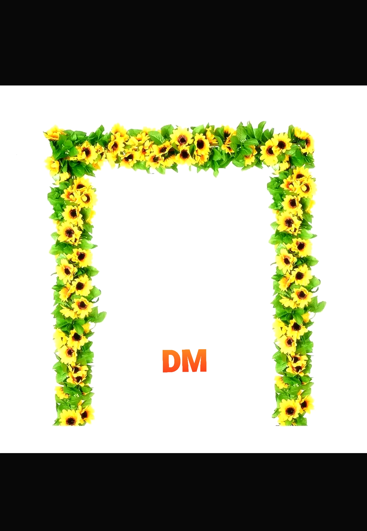 Artificial Sun Flowers Hanging Bail | Daraz.pk