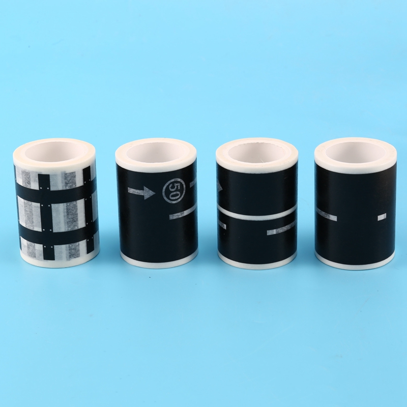 Railway Highway Road Tape 4 Rolls 4.8cmx5M Sticker Traffic Road ...