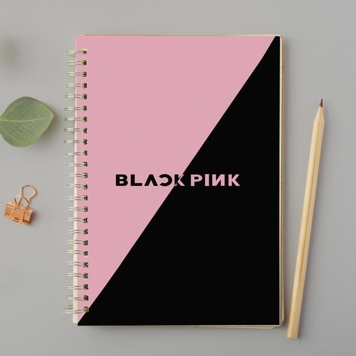 Black Pink-A4 & A5 Spiral Notebook with Plastic Sheet | Daraz.pk