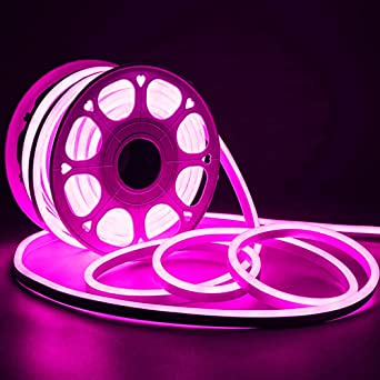 DC 12V purple Neon Flexible Strip Light Rope Light Waterproof For ...