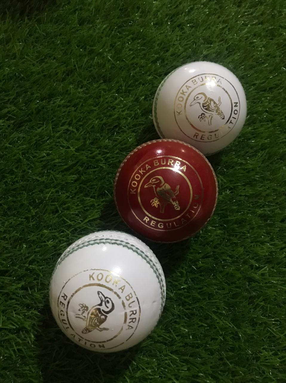 Pack of 3 Three Cricket Hard Balls Leather cork Match Balls | Daraz.pk