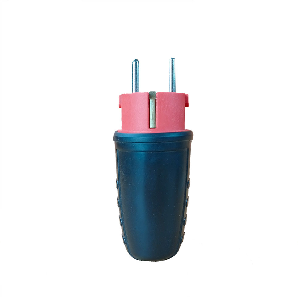 Clopal Male & Female Electrical Plug Adapter Black French Standard ...
