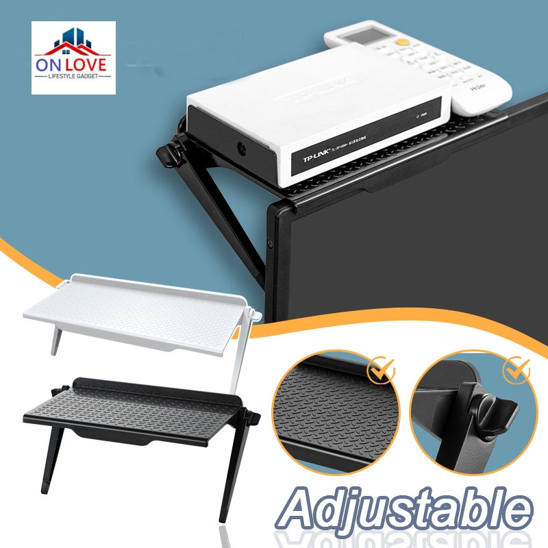 TV Monitor Rack Adjustable TV Screen Top Shelf Computer Monitor Top ...