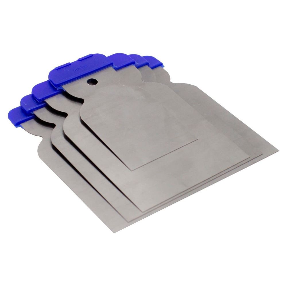 Tapered Blade Stainless Steel Spackle Putty Reusable Scraper ...