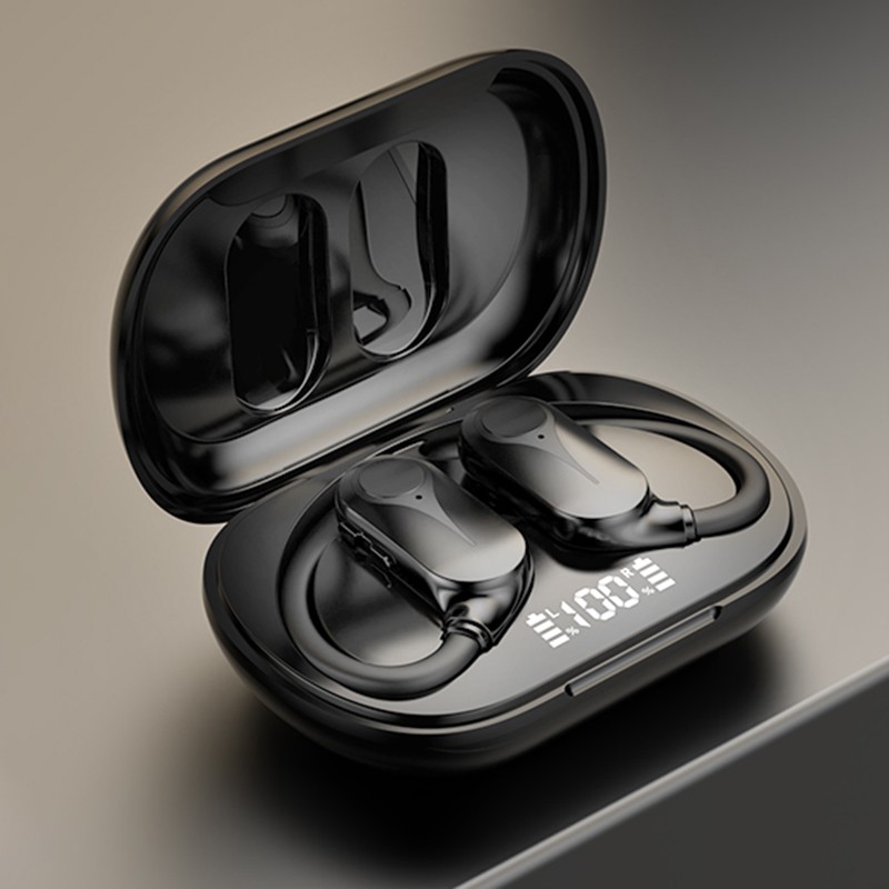 Tinzzi TWS Ear Hook Sport Headphones True Wireless Stereo HiFi Sound ...