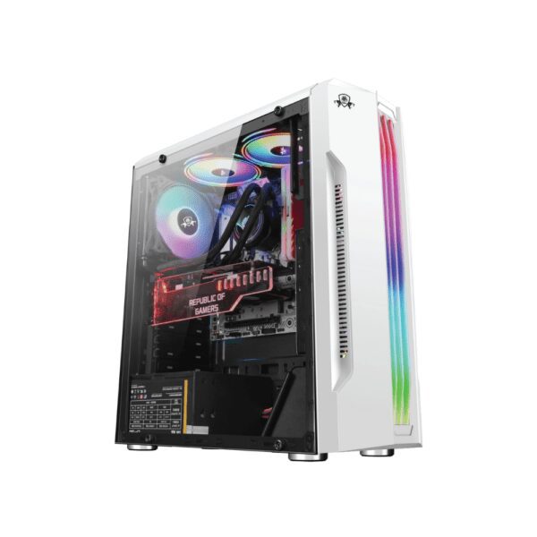 HUNTING BLACK GAMING PC CASE WITH 3RGB FRONT RGB STRIP | Daraz.pk