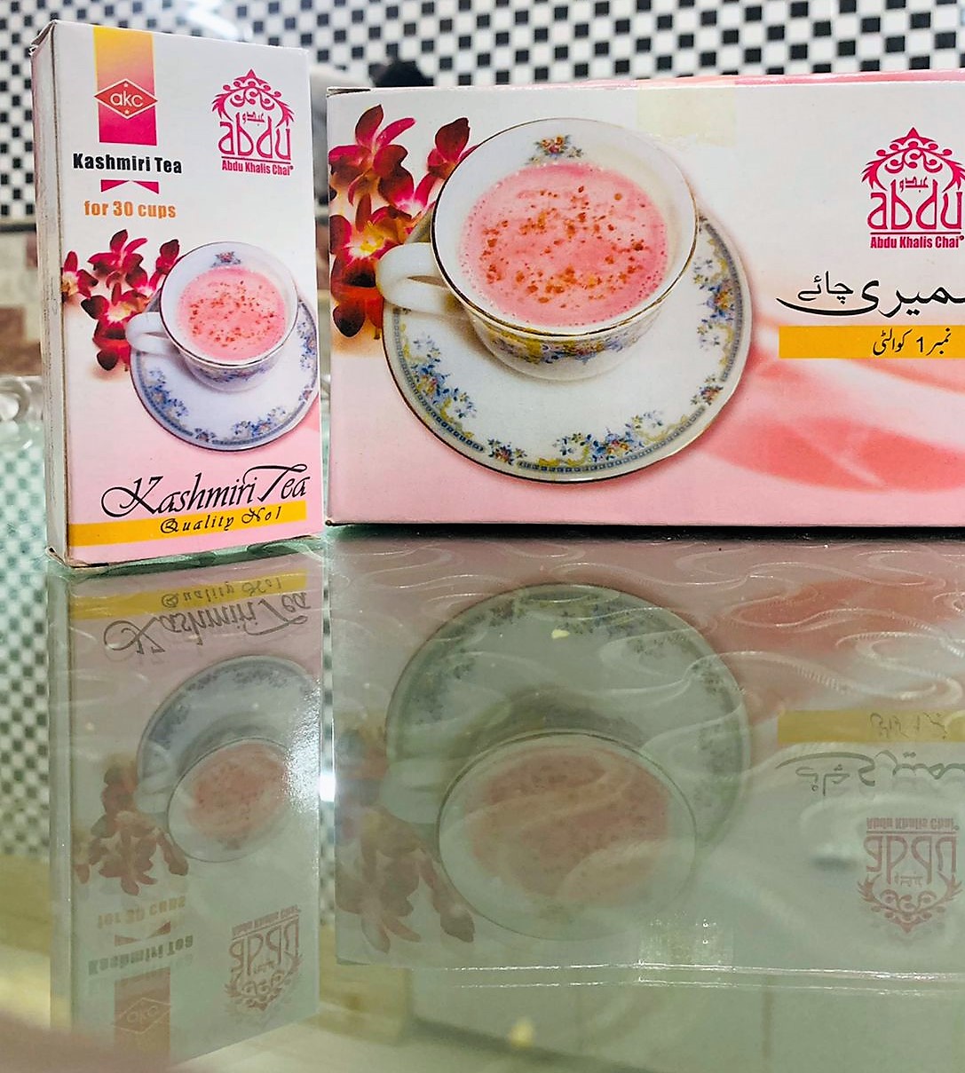 Kashmiri Tea, Abdu Kashmiri Tea 12 Packets Box, Abdu Kashmiri Chai ...