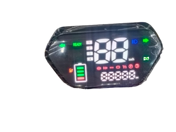 E-Bike Digital Display Odometer Speedometer 48-72V for Electric Scooter ...