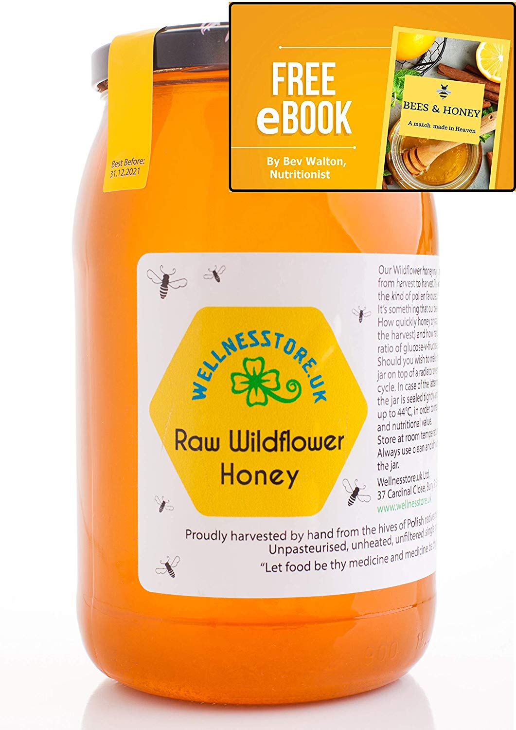RAW WILDFLOWER HONEY 240g | Daraz.pk