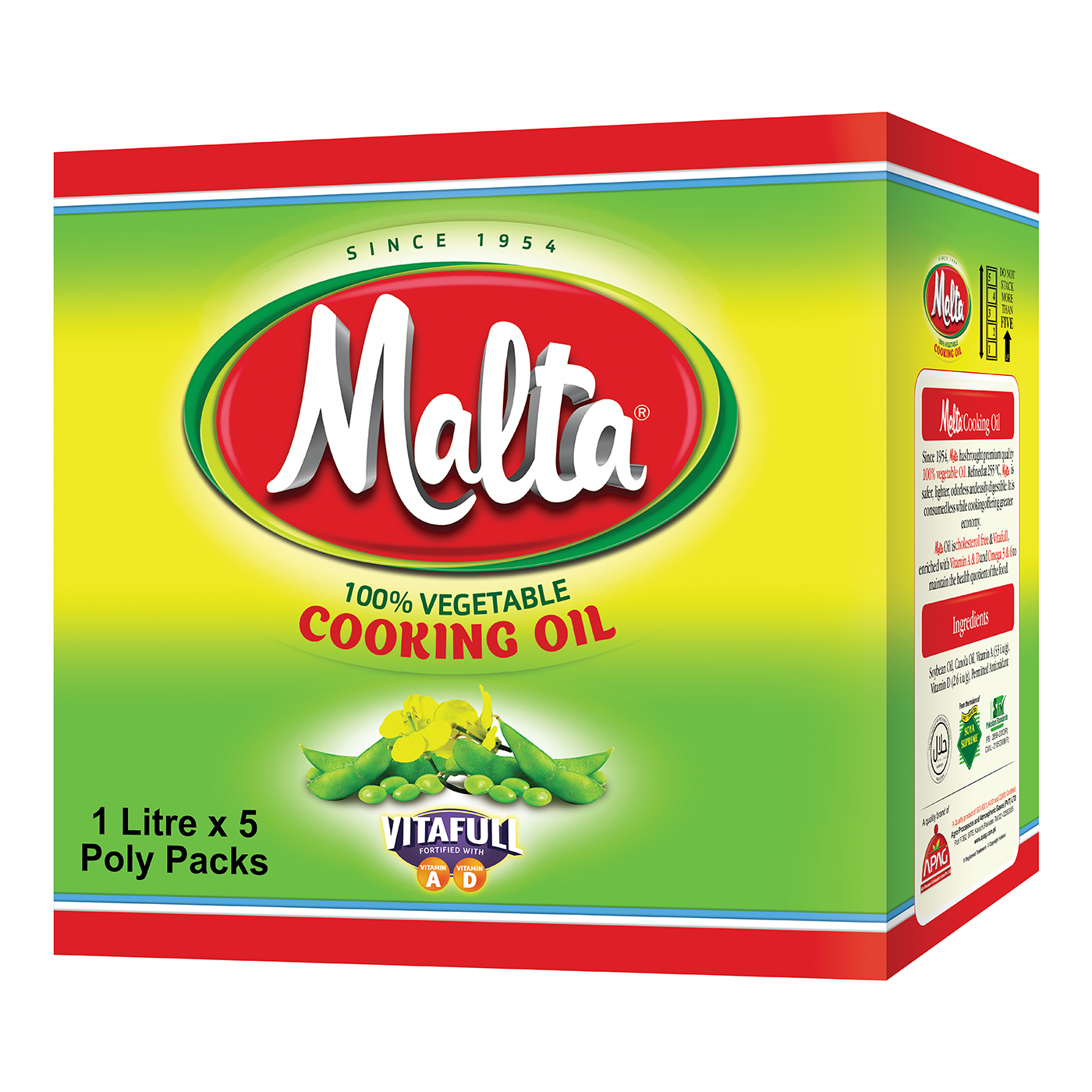 Malta Cooking Oil Pouch 1x5 | Daraz.pk