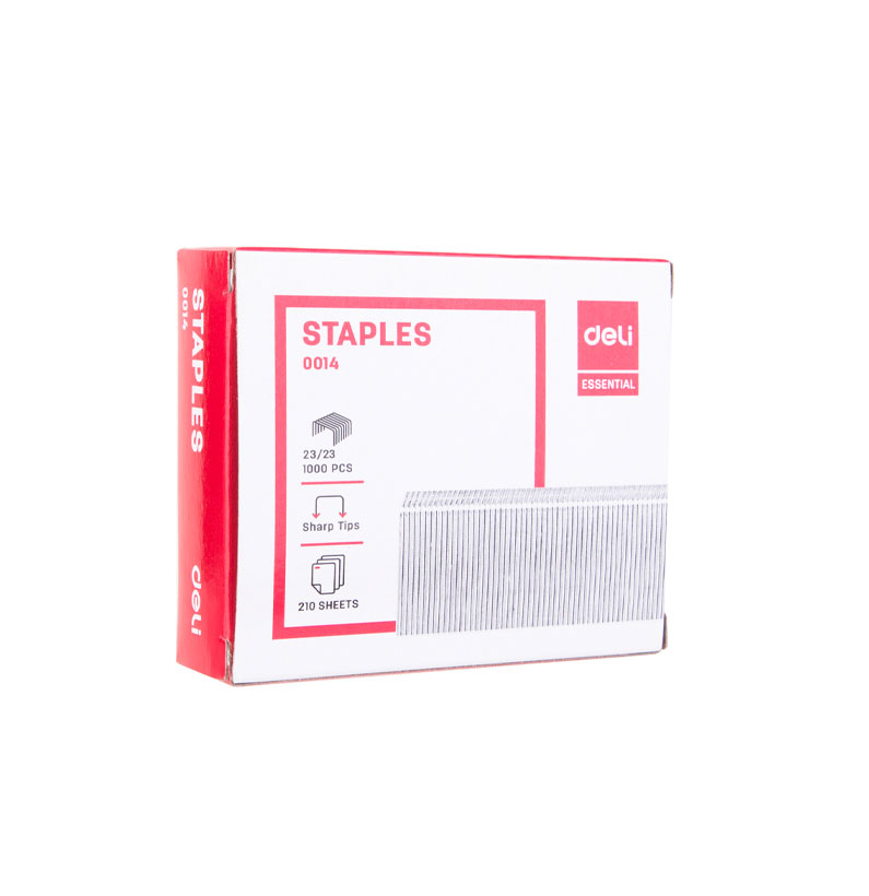 Deli E0014 Heavy Duty Stapler Pins - Size 23/23, 1000 Staples for ...