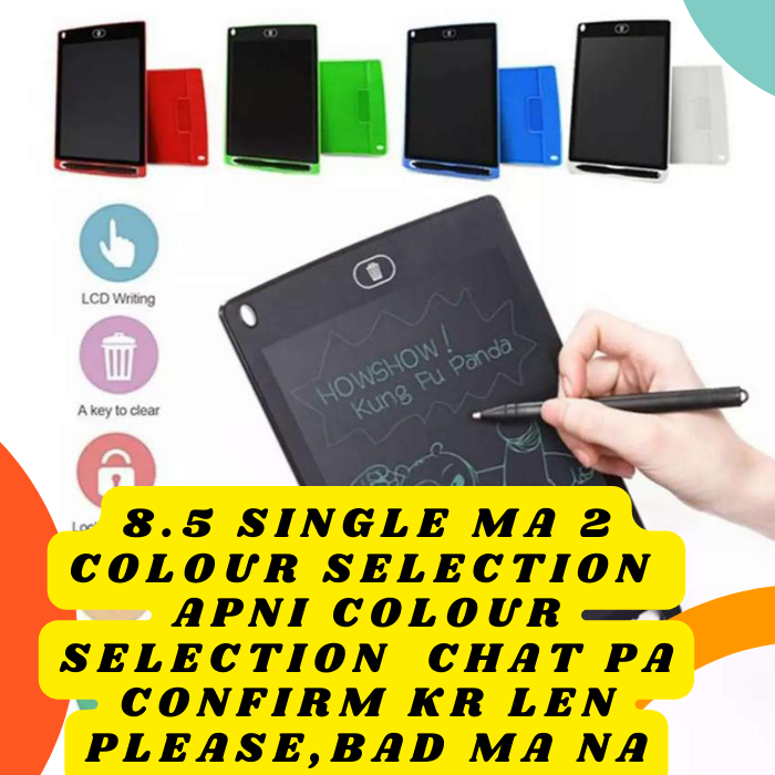 LCD Writing Tablet Electronic Slate E-writer Digital Pad Erasable ...