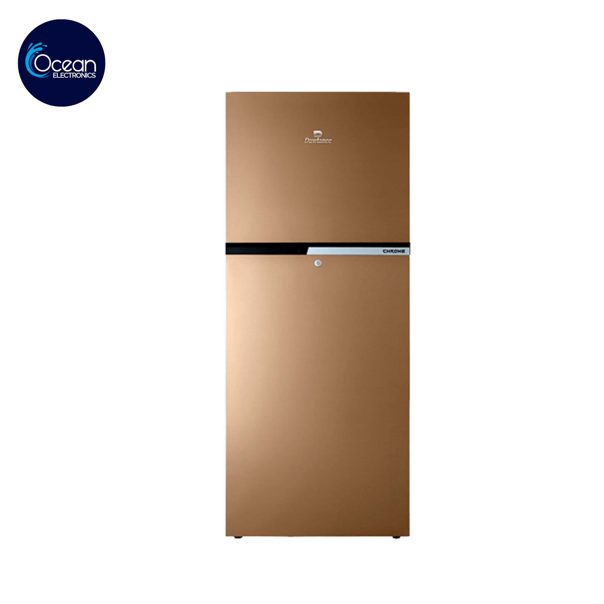 Dawlance 12 Cubic Feet Refrigerator 9173WB Chrome Pearl Copper Double ...