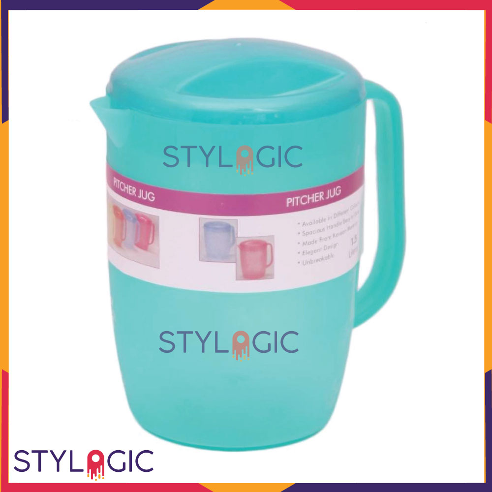 Omega Plastic Pitcher With Lid 1.5 L | Daraz.pk