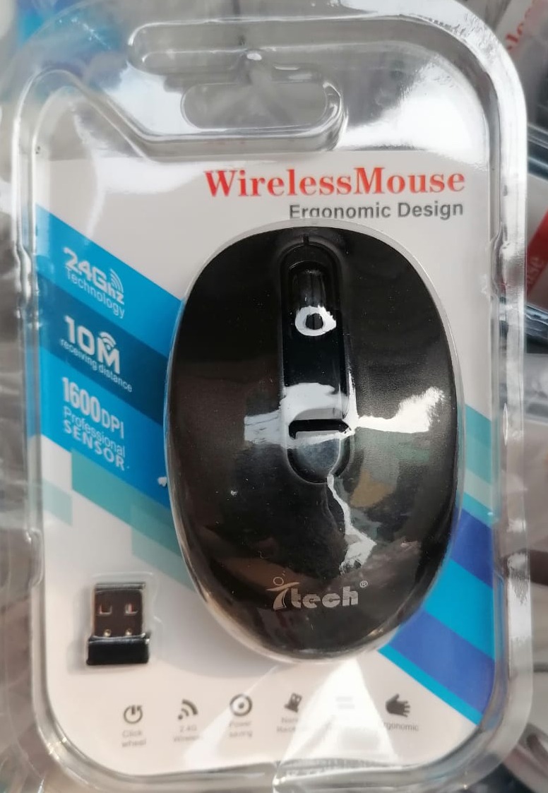 2.4G Wireless Mouse Receiver Super Slim Mouse Cordless Office Mice ...