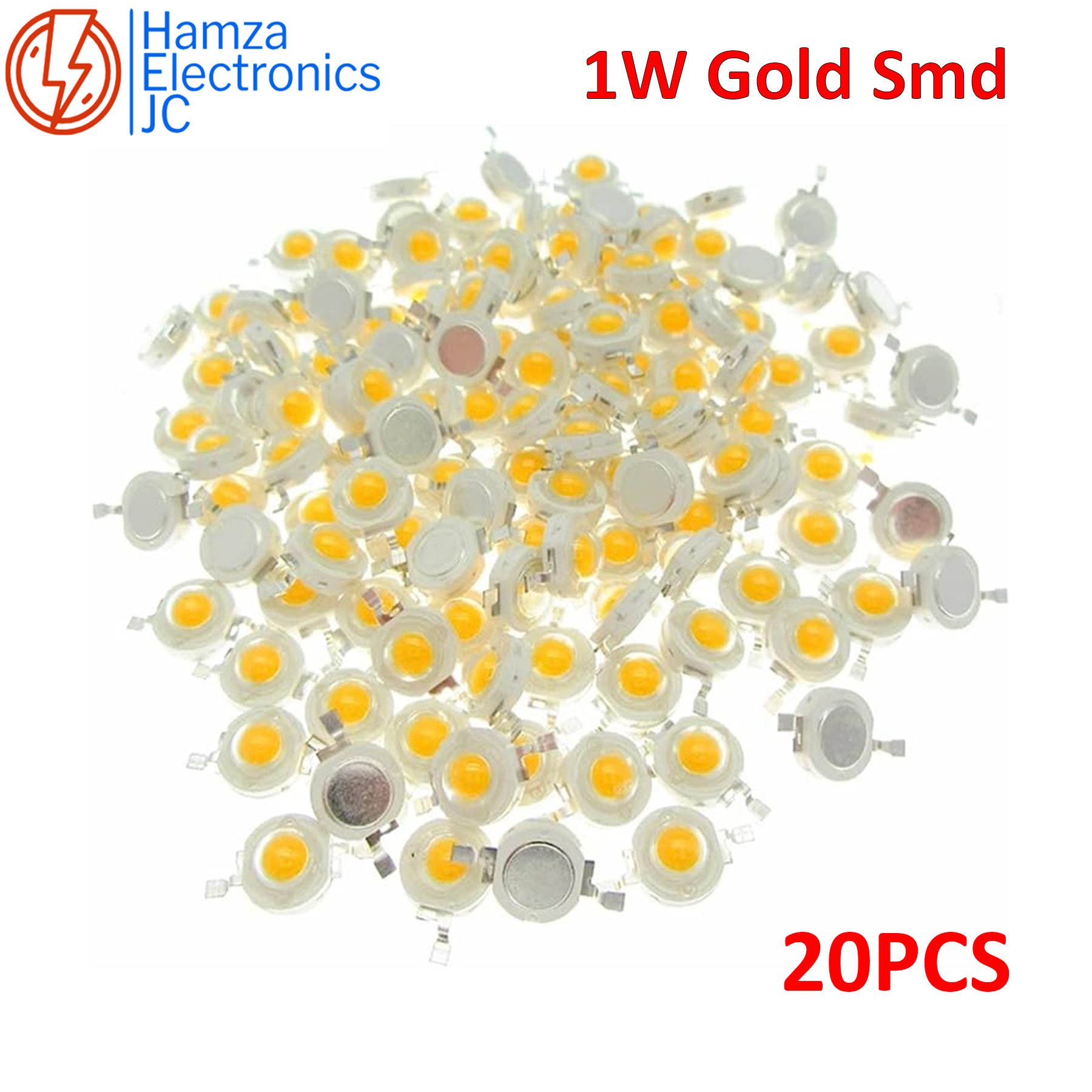 20PCS 1W High Power LED Light-Emitting diode LEDs Chip SMD Spot Light ...