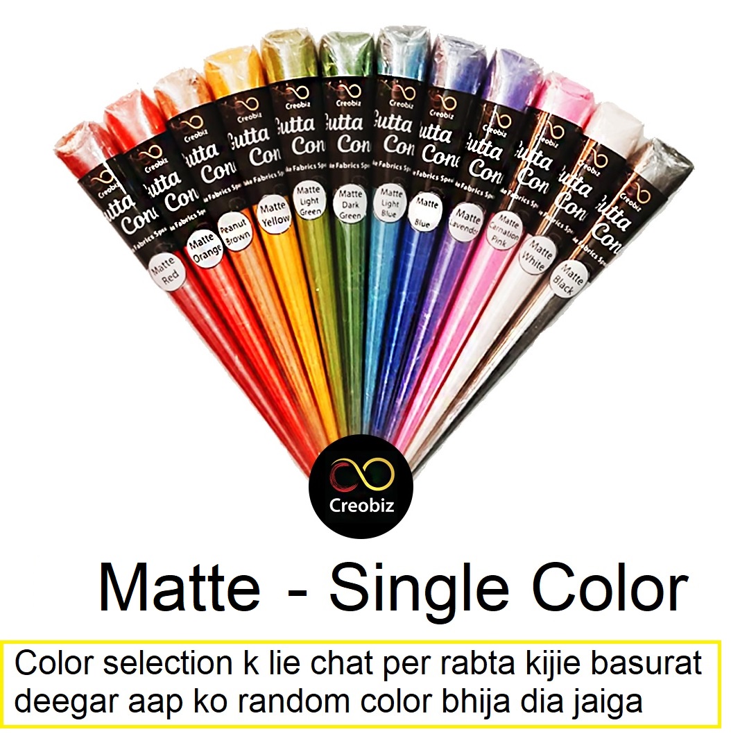 Creobiz Matte Gutta Cone for Fabric Paint – Set of 3, 6, 12 | Gutta ...