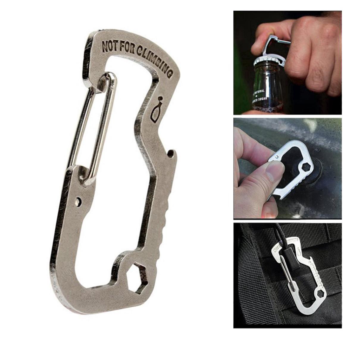 Camp Carabiner Quickdraw Tool Multipurpose Multifunction Gadget Hang ...