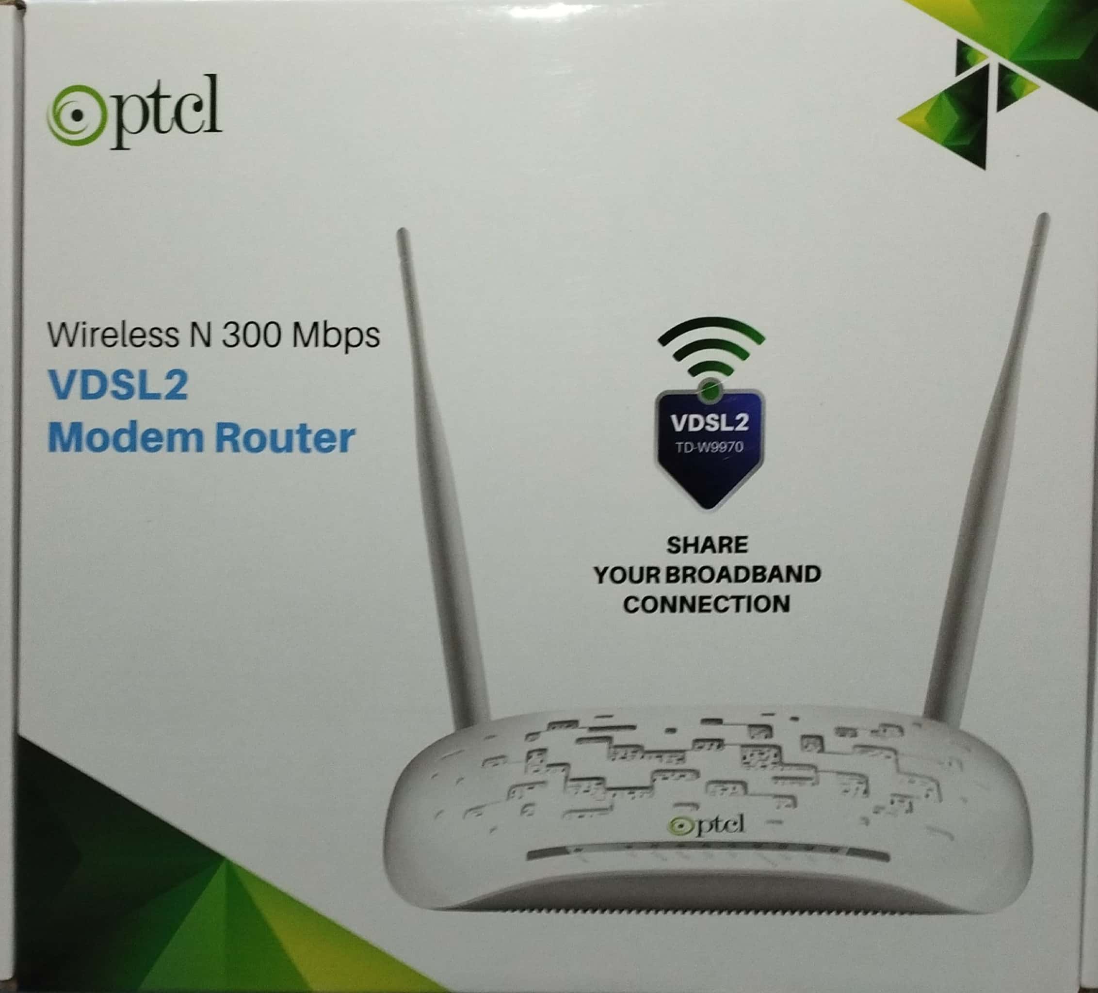 PTCL Modem/Router New Tplink Latest Model With 1 Year Warranty | Daraz.pk