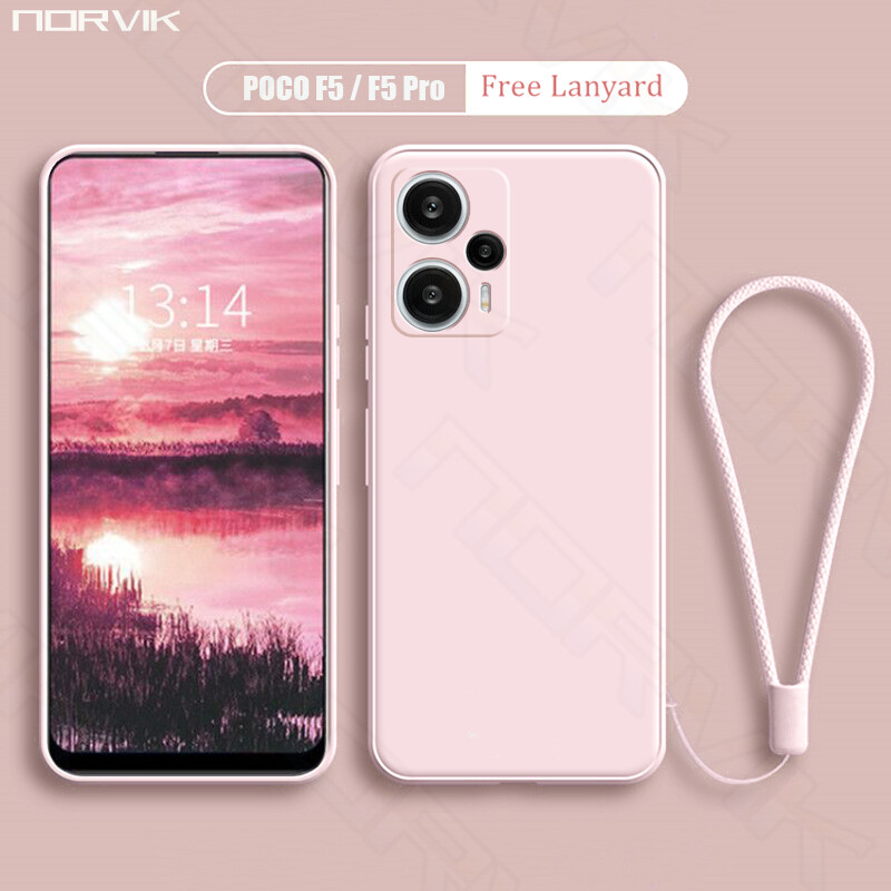 NORVIK for Xiaomi POCO F5 / F5 Pro 5G Phone Case Lens Protection Casing ...
