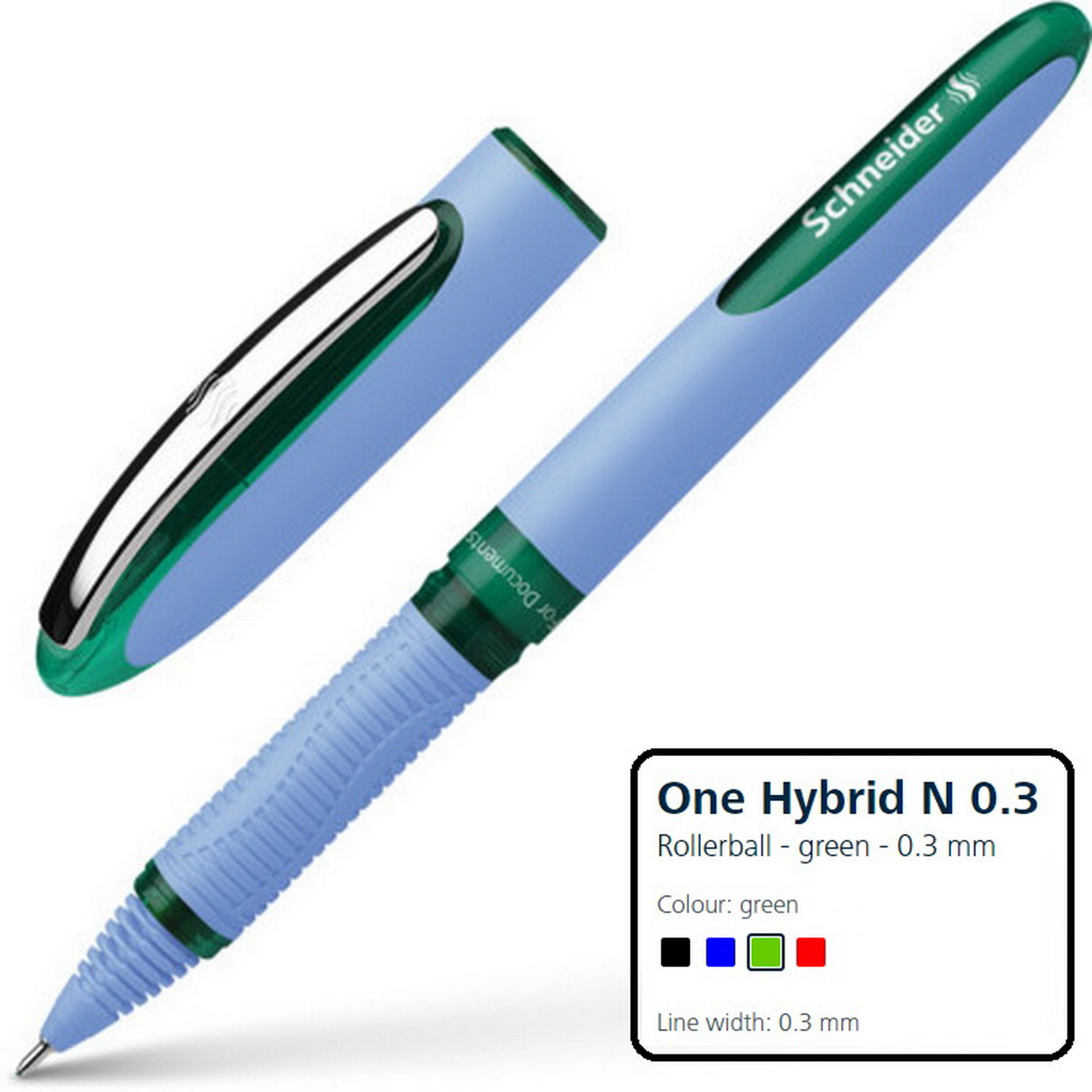 Schneider One Hybrid N 0.3mm Rollerball Pen for Documents (Made in ...