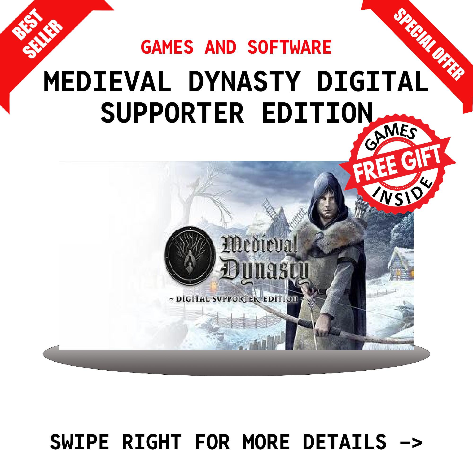 MEDIEVAL DYNASTY DIGITAL SUPPORTER EDITION - PC Game - Easy ...