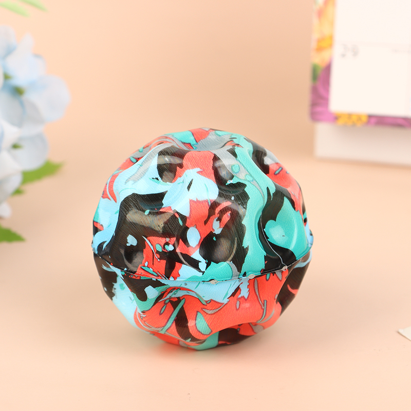 Hole Ball Soft Bouncy Ball Anti-fall Moon Shape Porous Bouncy Ball Kids ...
