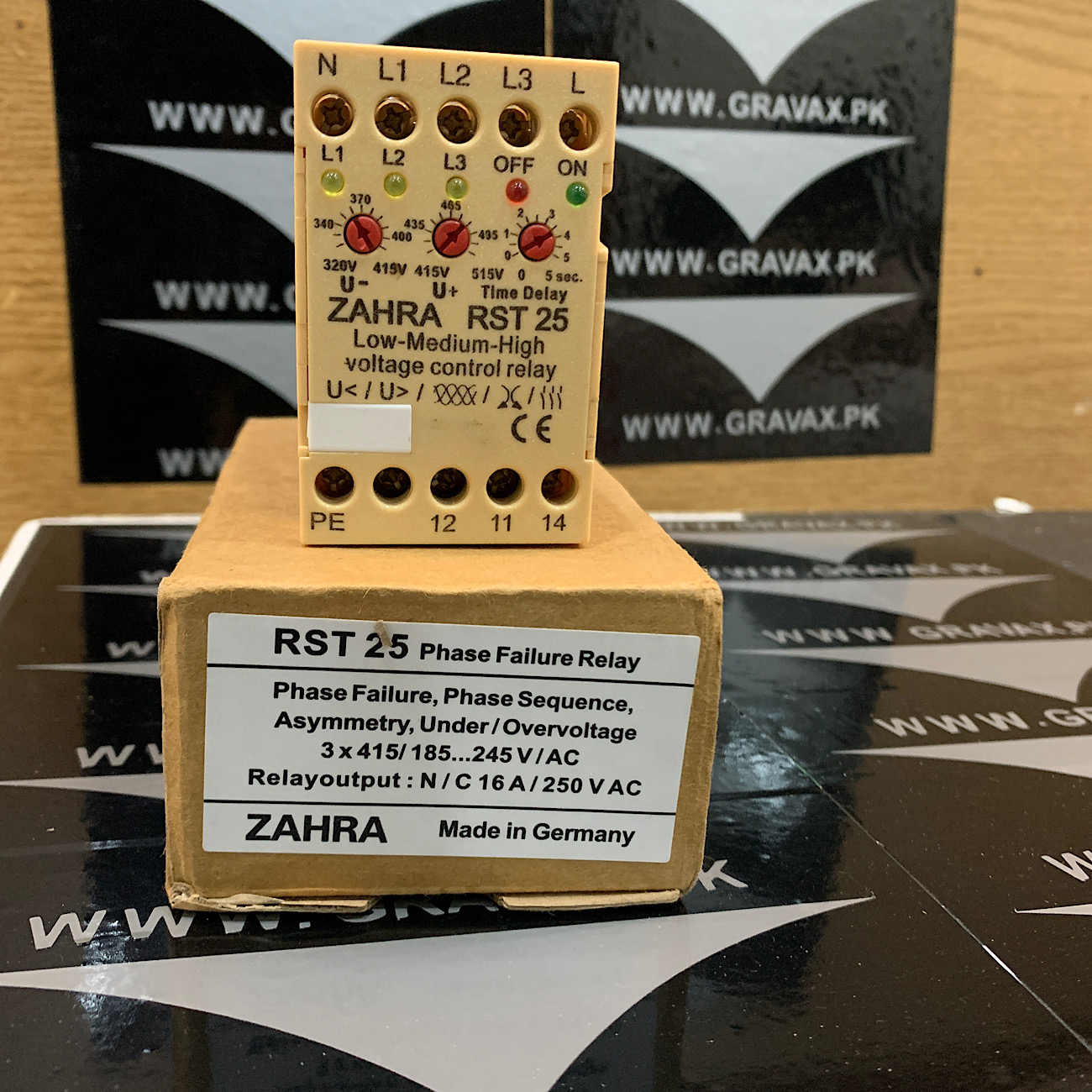 ZAHRA RST-25 3 phase failure relay under over voltage protection | Daraz.pk