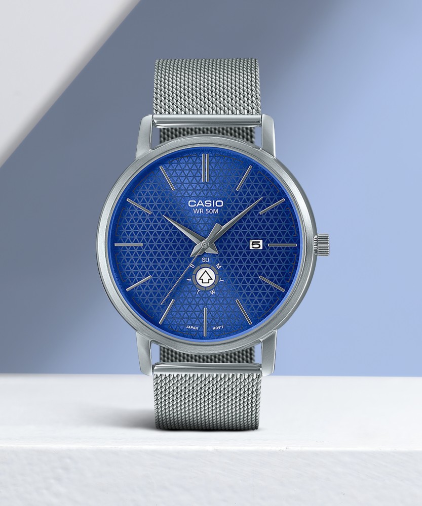 Original Casio - MTP-B125M-2AVDF Stainless Steel Wrist Watch For Men ...