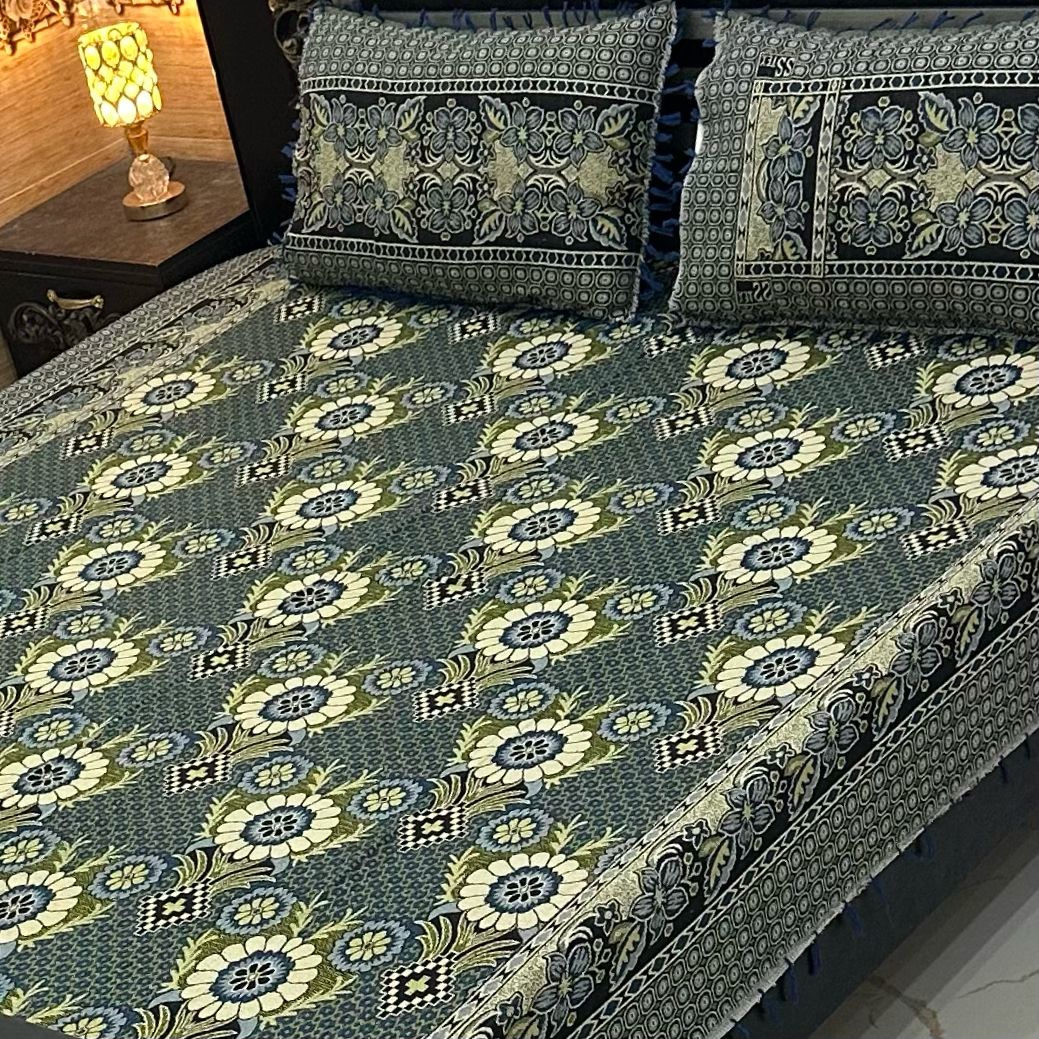 High Quality 3pc Gultax Multani bedhseet For Twofold Bed | Daraz.pk
