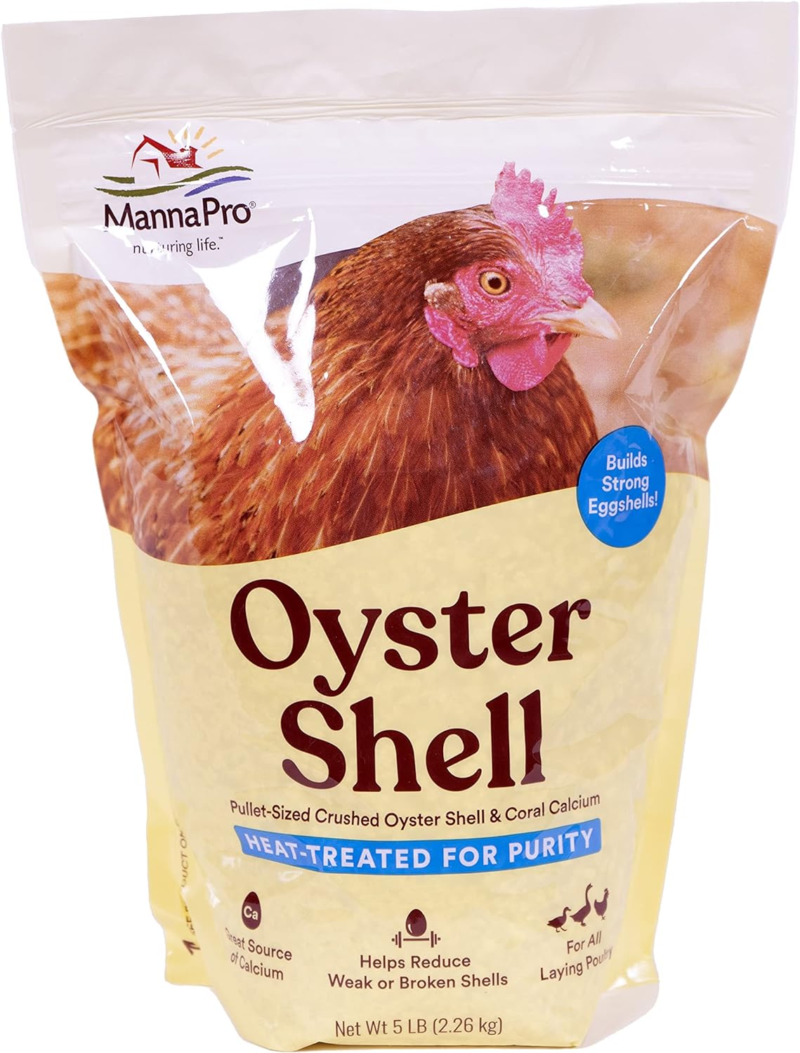 Manna Pro Chicken Feed | 16% Chicken Food with Probiotic Crumbles ...
