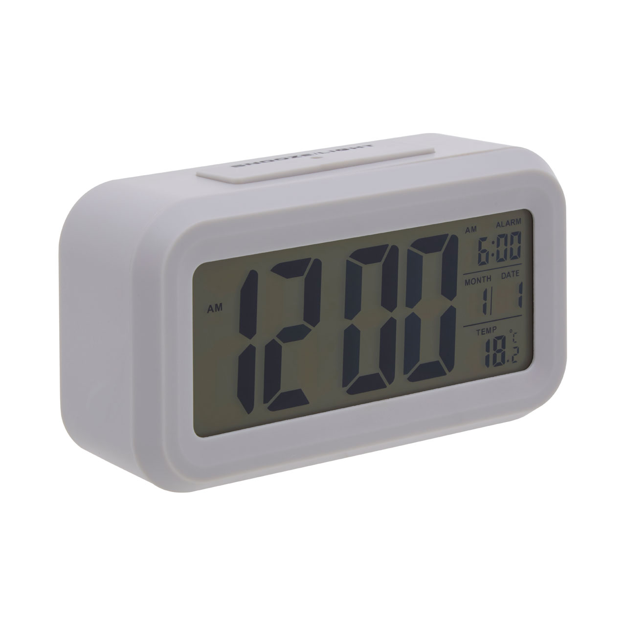 Grey LCD Digital Clock - Premier Home | Daraz.pk