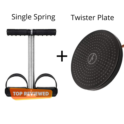 Tummy Trimmer Single Spring & Twister Plate Disc High Quality Weight ...