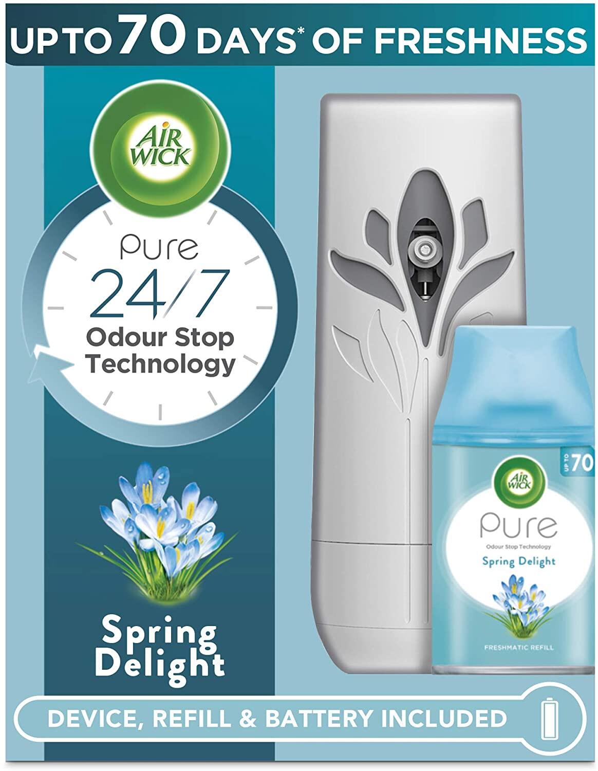 FREE PERFUME + Cell AIR WICK LED Automatic Air Freshener Dispenser Wall ...