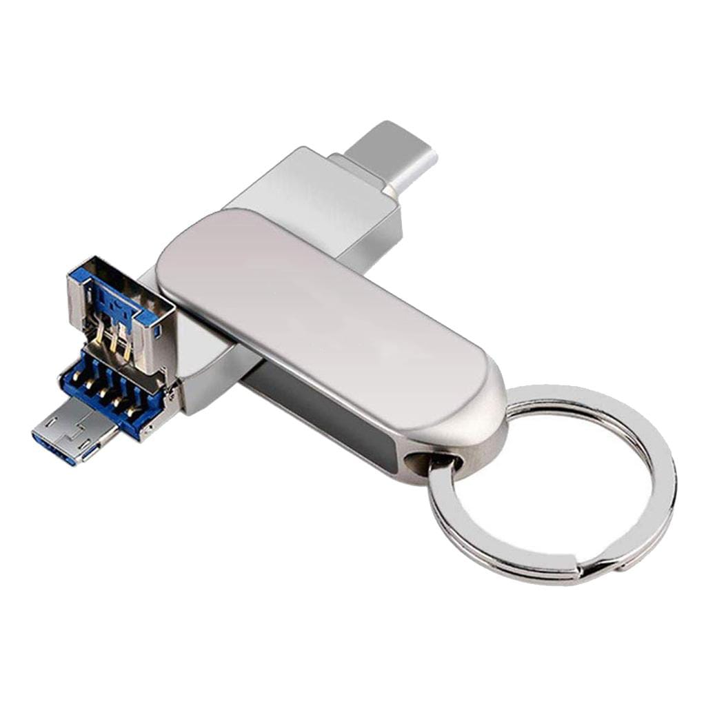 3 in 1 TYPE-C USB Flash Drive 64GB High Speed Micro USB Stick OTG Pen ...