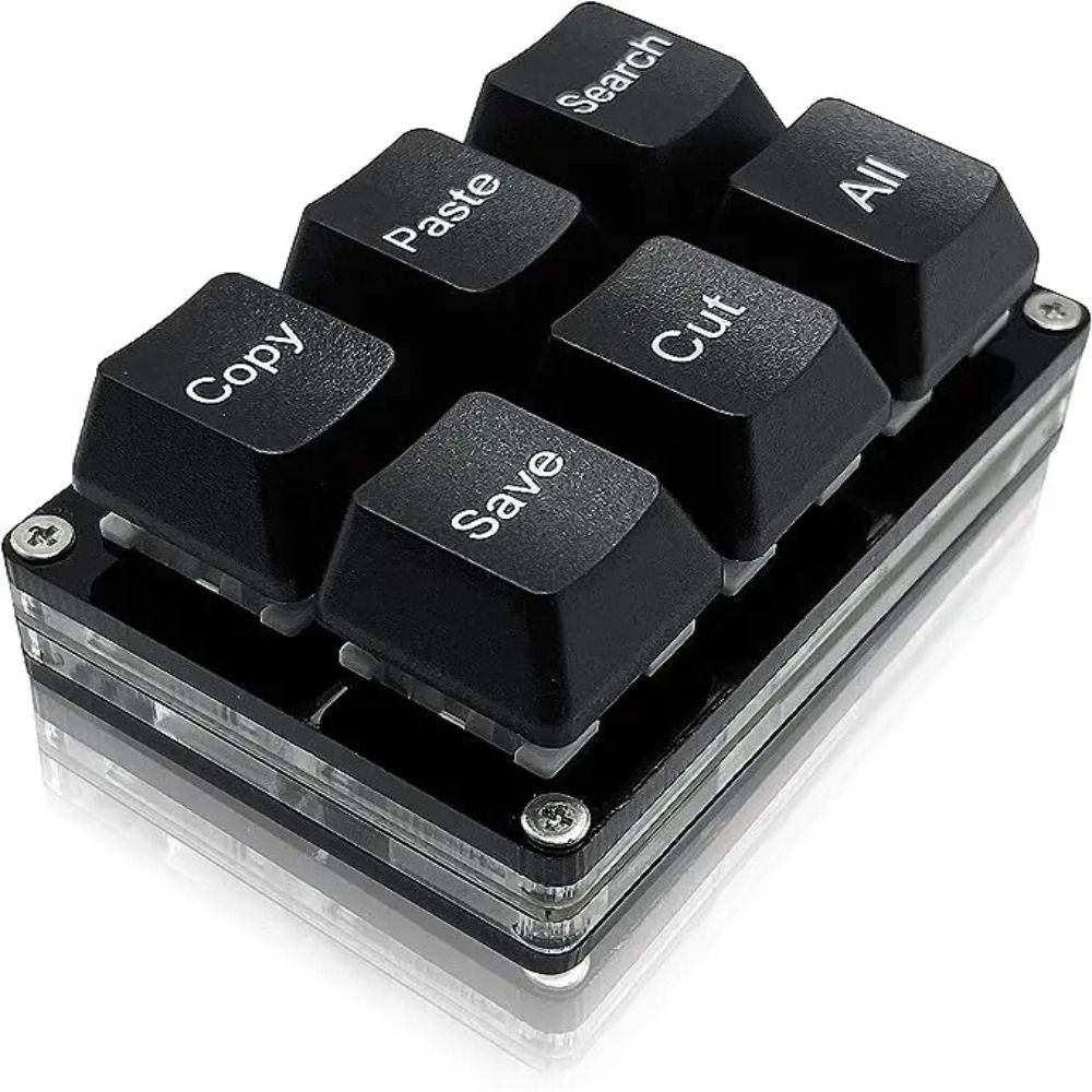New Programmable 6key Keyboard Durable Portable Mini Office Keypad DIY ...