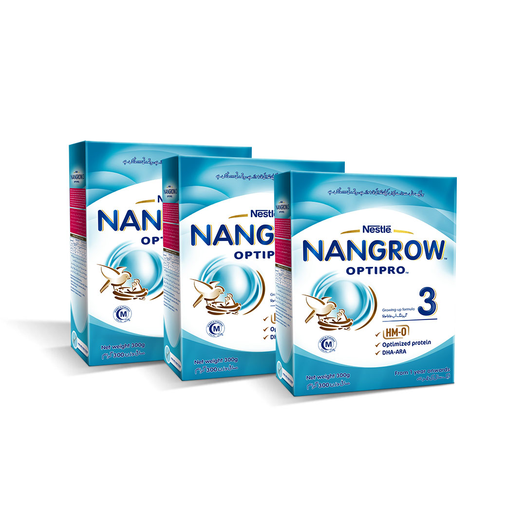 Nestle Nangrow3-GrowingUpFormula(300gm Pack of3) | Daraz.pk