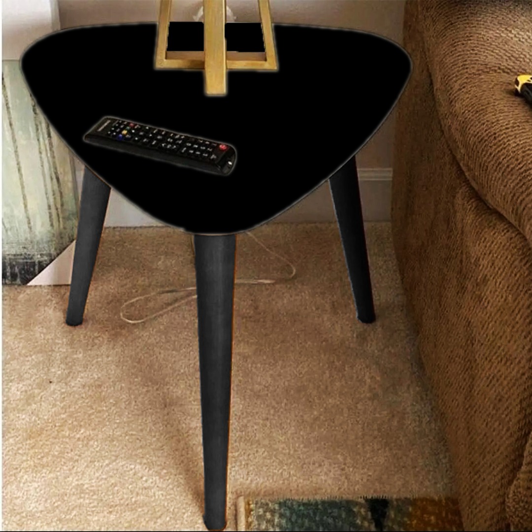 Wood Land Triangle side table for room, Coffee table for Living Room ...