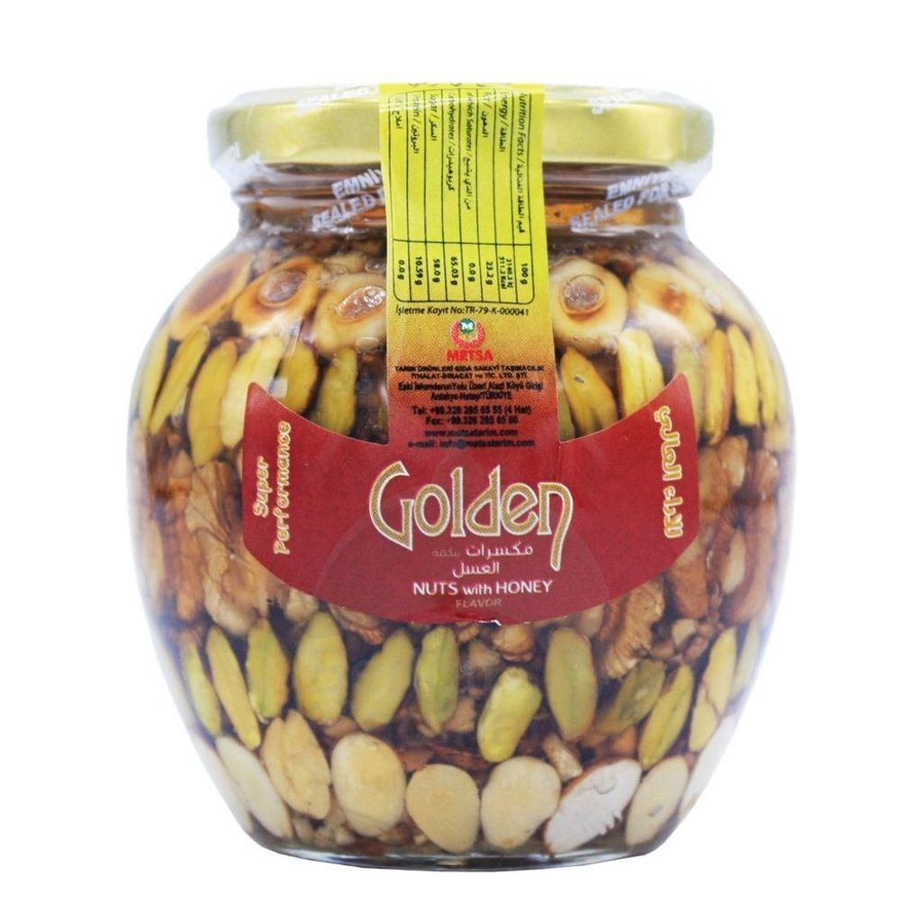 Golden Mix Nuts With Honey, 300 gm Imported | Daraz.pk